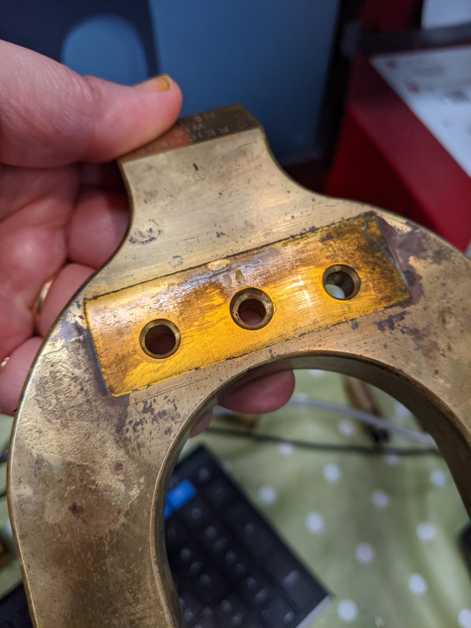 microscope restoration – Brass & Glass